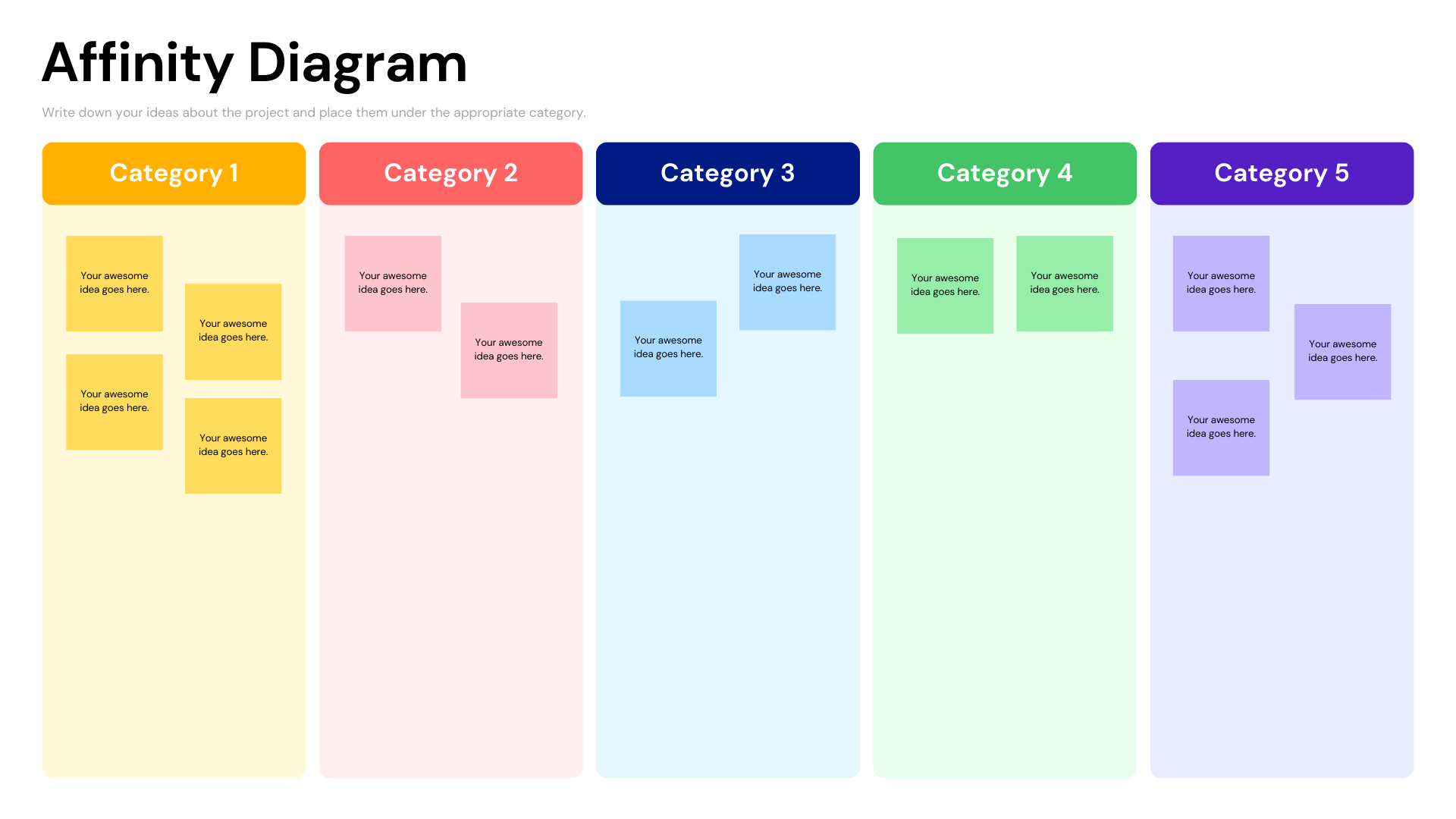 Brainstorming Templates | Creative Meeting Ideas